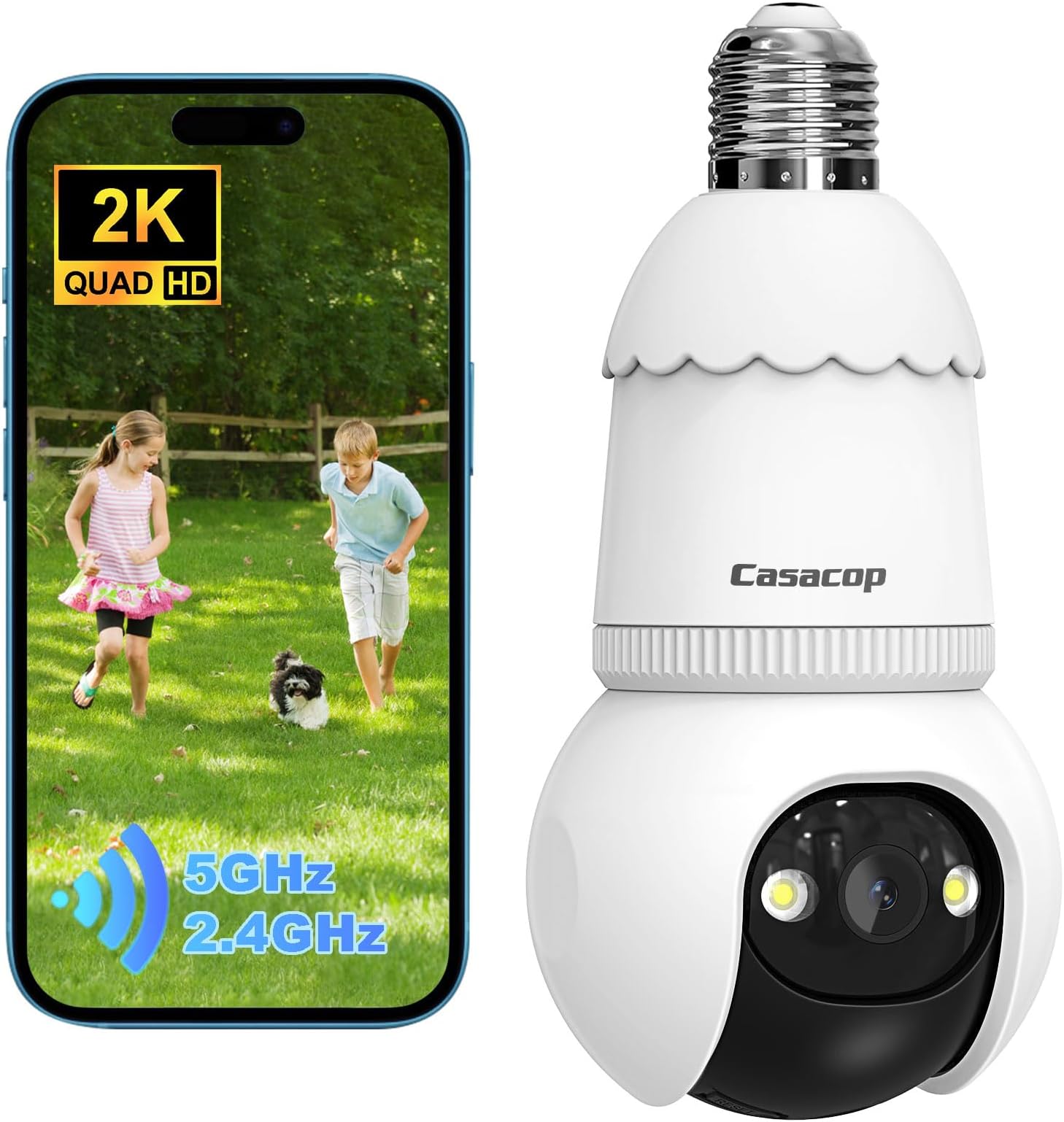 Amazon.com : BoyKeep Ease Life Light Bulb Security Camera 5GHz 1080P ...