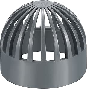 PATIKIL 90mm ID Atrium Drain Grate Cover, Round Outdoor UPVC Sewer ...