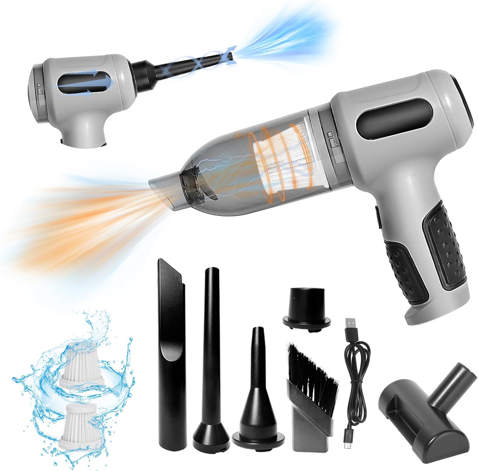 Amazon.com - Lovyi Handheld Car Vacuum Cleaner Cordless,16000Pa High ...