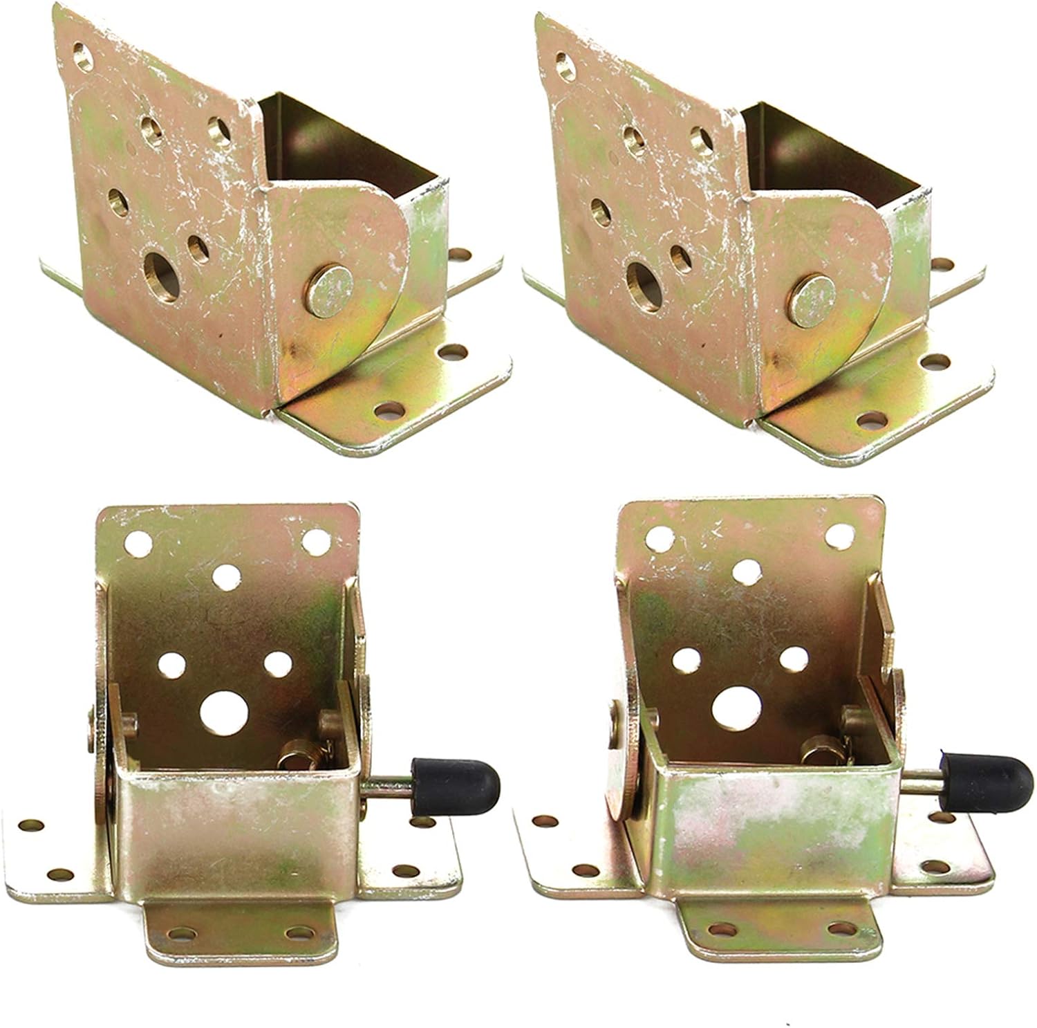 Youyijia 4 Pcs Table Chair Leg Brackets 7.5x6x5.5cm Folding Lock ...