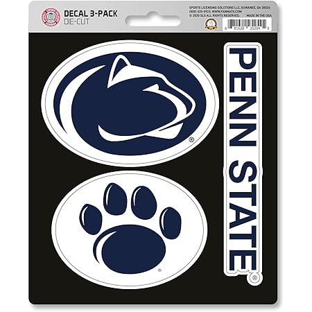 Amazon.com: Penn State Nittany Lions 4 Inch Vinyl Mascot Decal Sticker ...