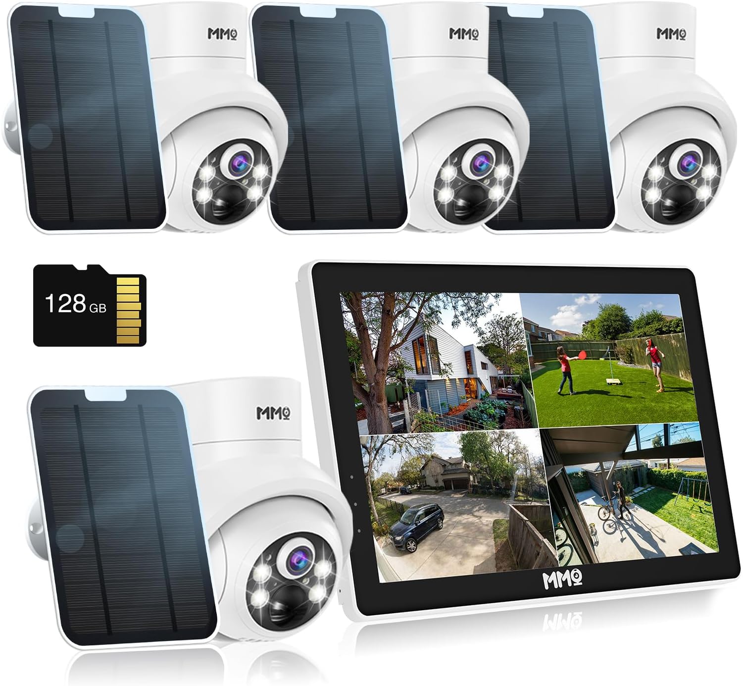 Amazon.com : CAMCAMP Solar Security Camera System Wireless Outdoor with ...