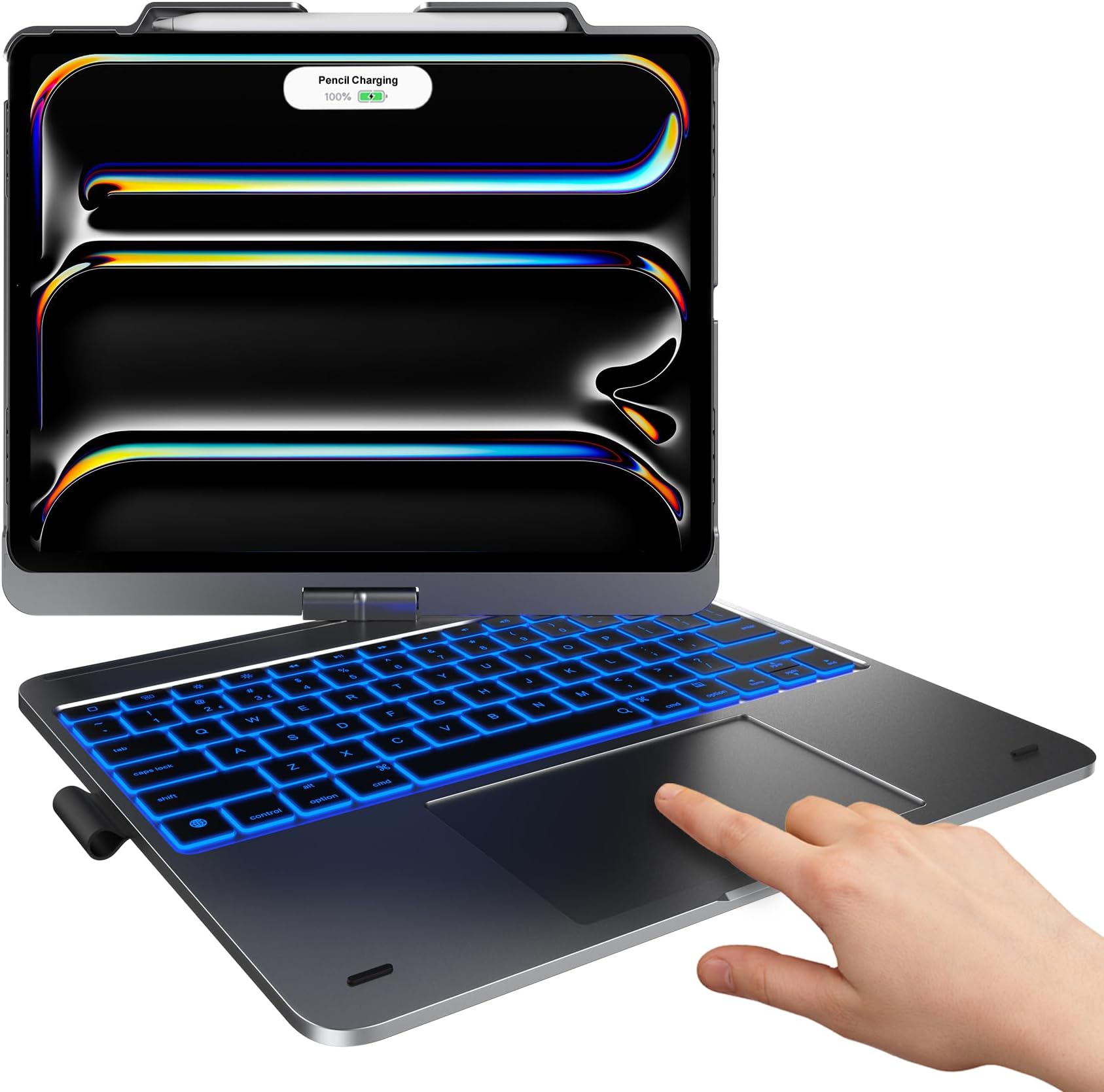 Amazon.com: edaiser Wireless Magic Keyboard Case for Apple iPad Air 13 ...