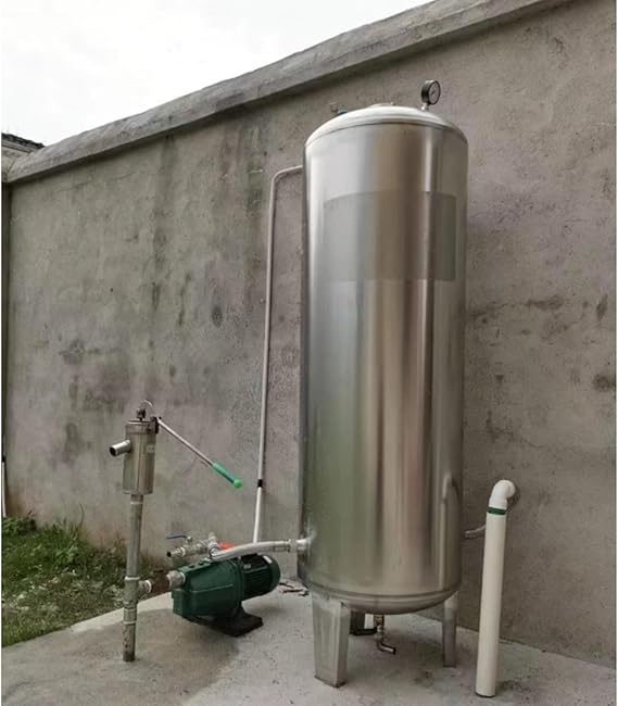Amazon.com: Large Capacity Well Pump Pressurized Water Tank, Vertical ...