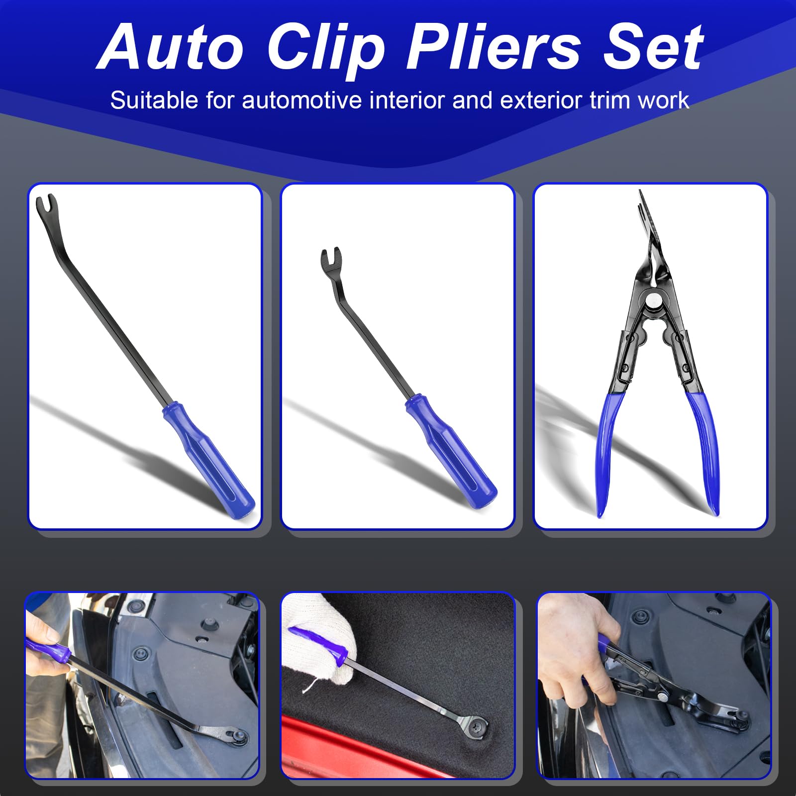 Snapklik.com : Doaho 238Pcs Trim Removal Tool, Fastener Remover Plastic ...