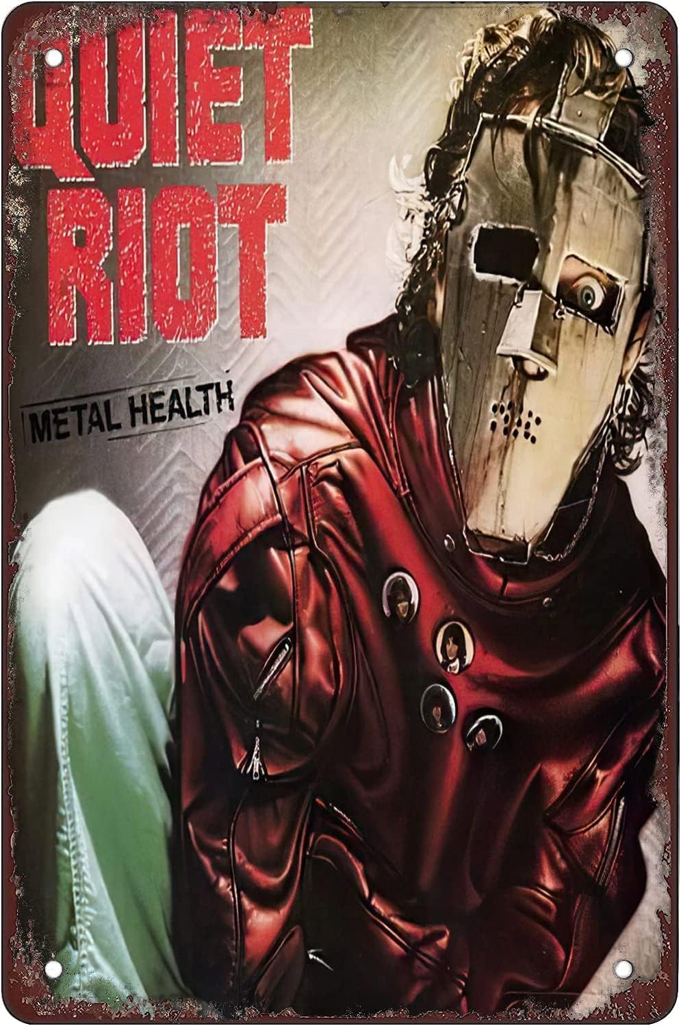 Amazon.com : QIRIUS Metal Sign Quiet Riot Tin Signs Wall Decor Fun ...