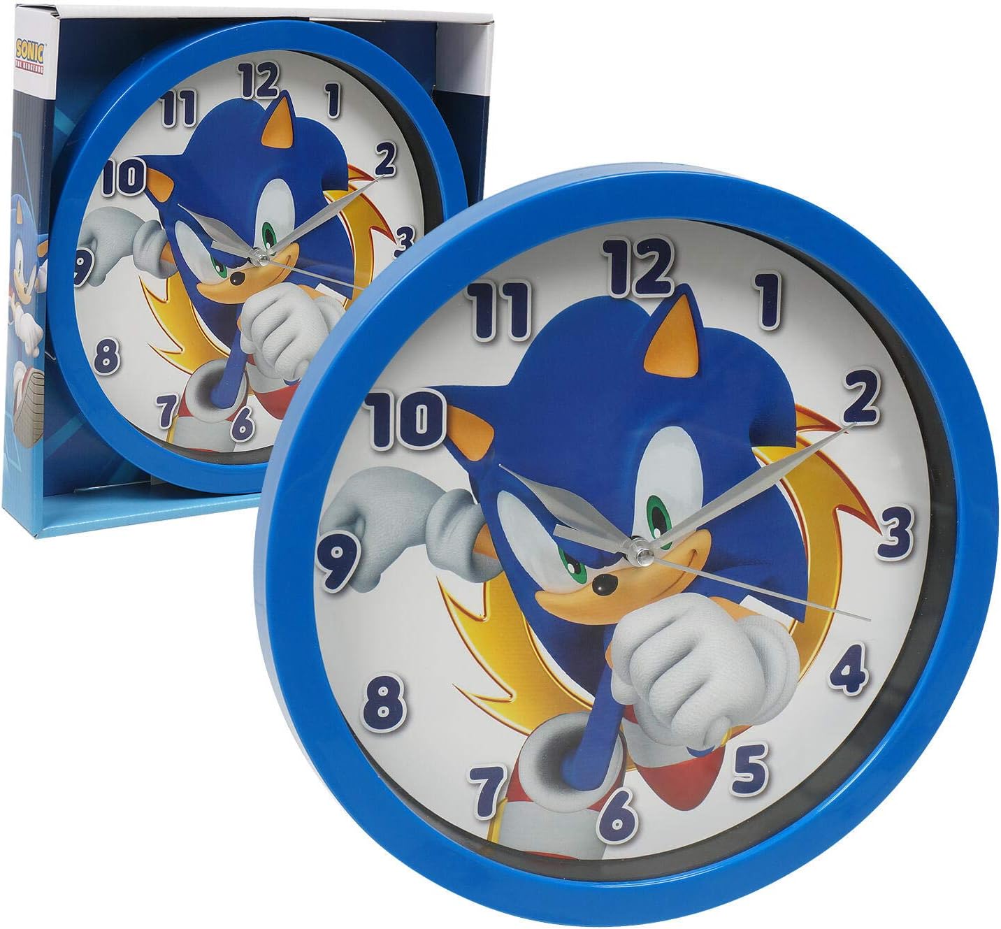 Amazon.com: Accutime Sonic the Hedgehog Kids Wall Clock - 12-inch ...