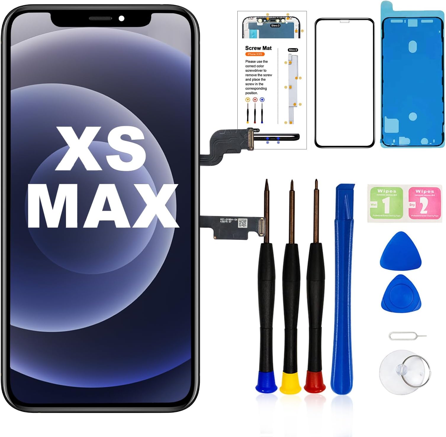 Amazon.com: for iPhone Xs Max Screen Replacement, LCD Display 3D Touch ...
