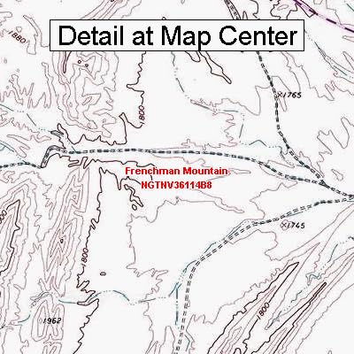 Amazon.com : USGS Topographic Quadrangle Map - Frenchman Mountain ...