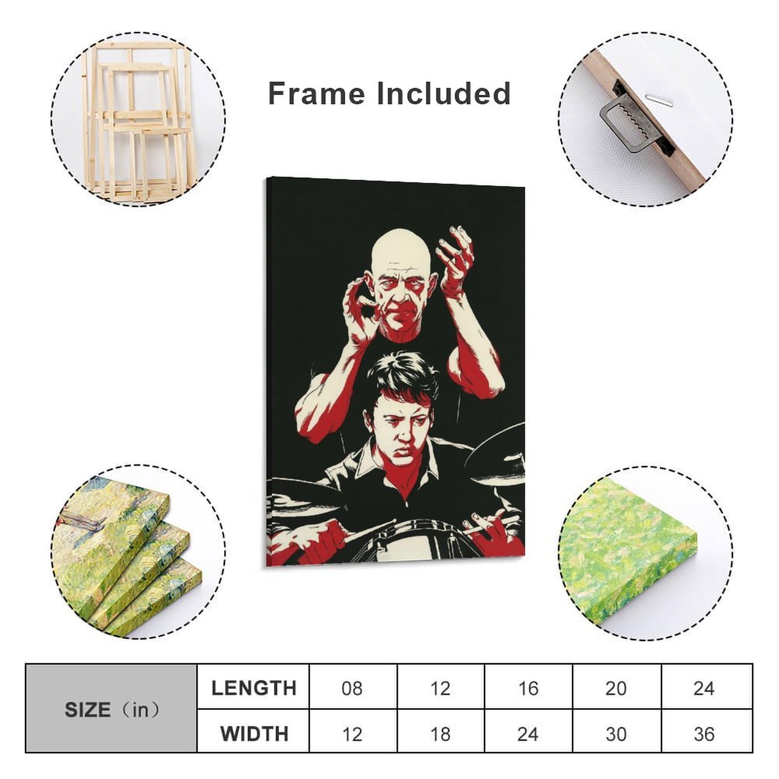 Whiplash Posters Redbubble Whiplash Movie Poster Black And Red" Art