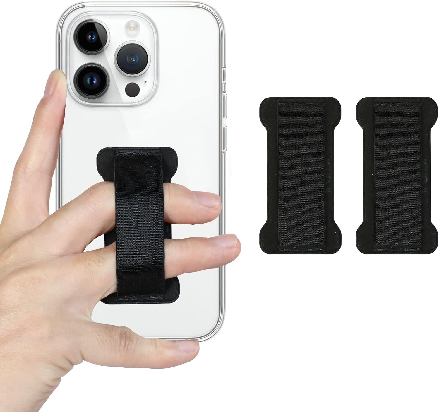 Amazon.com: WUOJI Finger Strap Phone Holder,Cell Phone Finger Grip ...