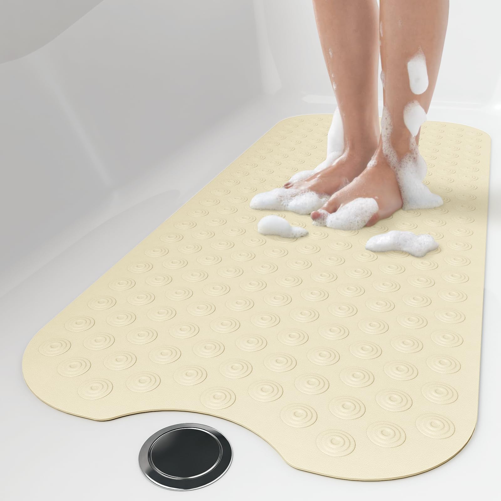 Amazon.com: OTHWAY No Suction Cup Bath Mat: 39x16 inch Extra Long ...