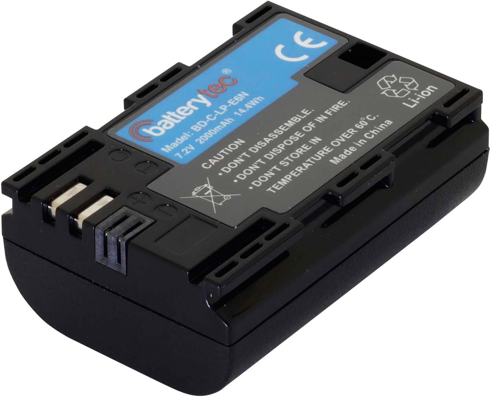 DSTE LP-E6 LPE6 Li-Ion Battery Compatible with Canon EOS 5D Mark II ...