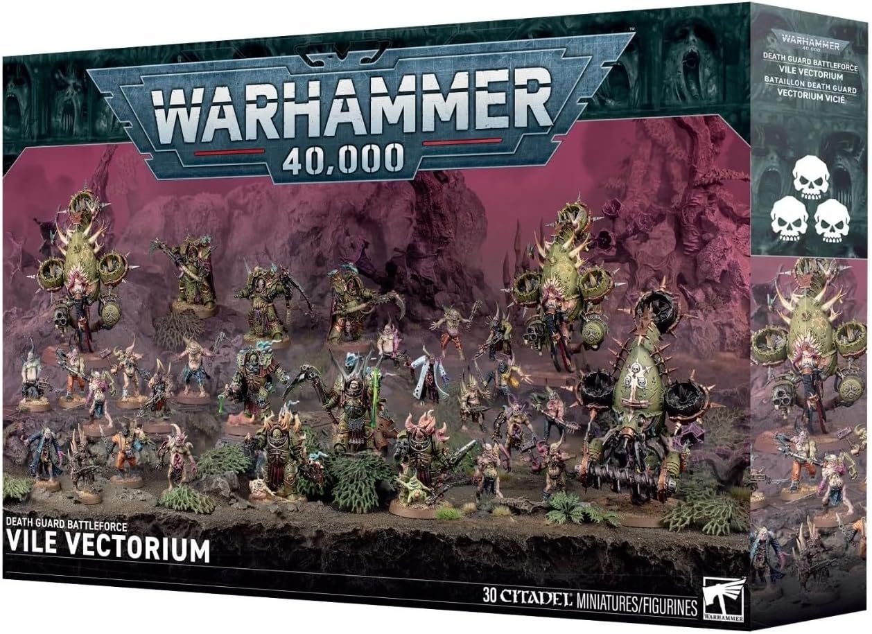Amazon.com: Warhammer 40K Death Guard Vile Vectorium Battleforce Box ...