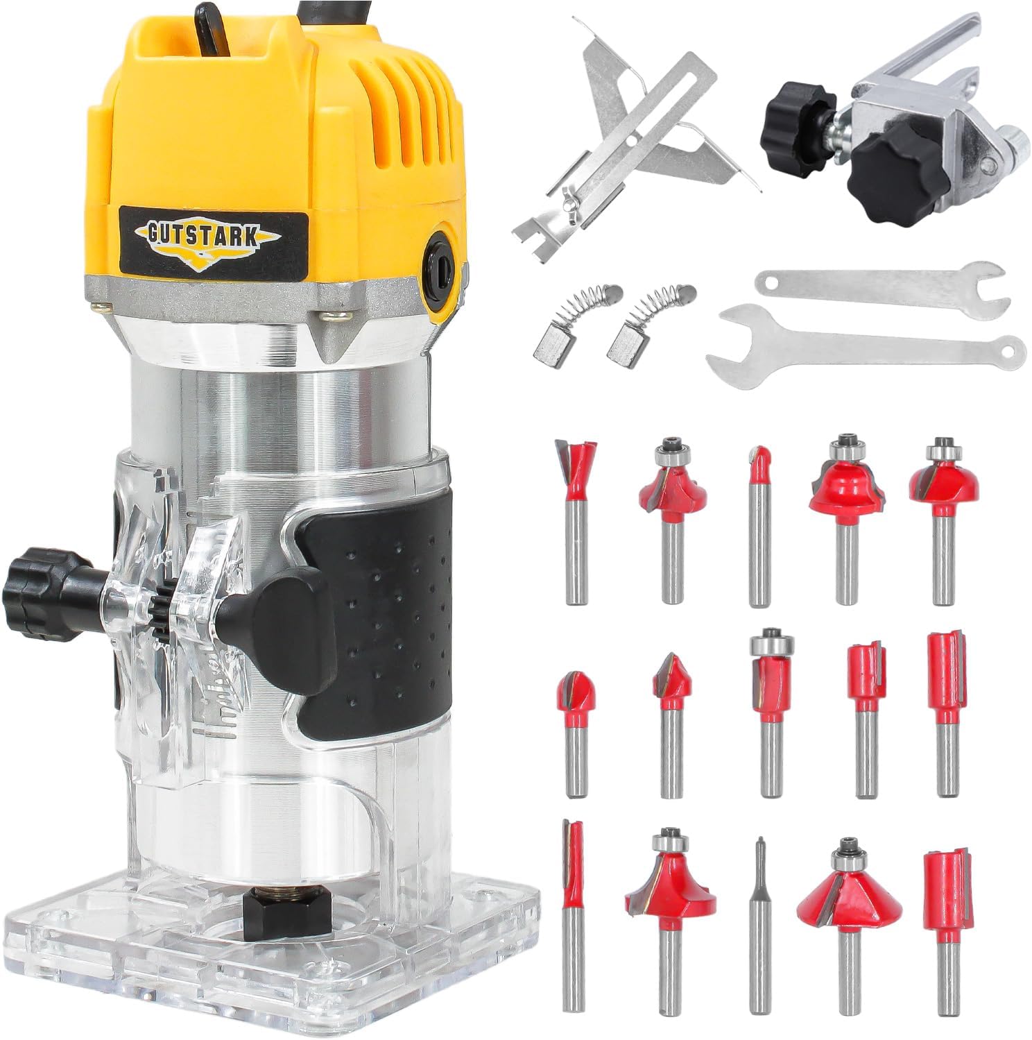 RACK & PACK Router para Madera 1400 W 6 Velocidades Herramienta ...