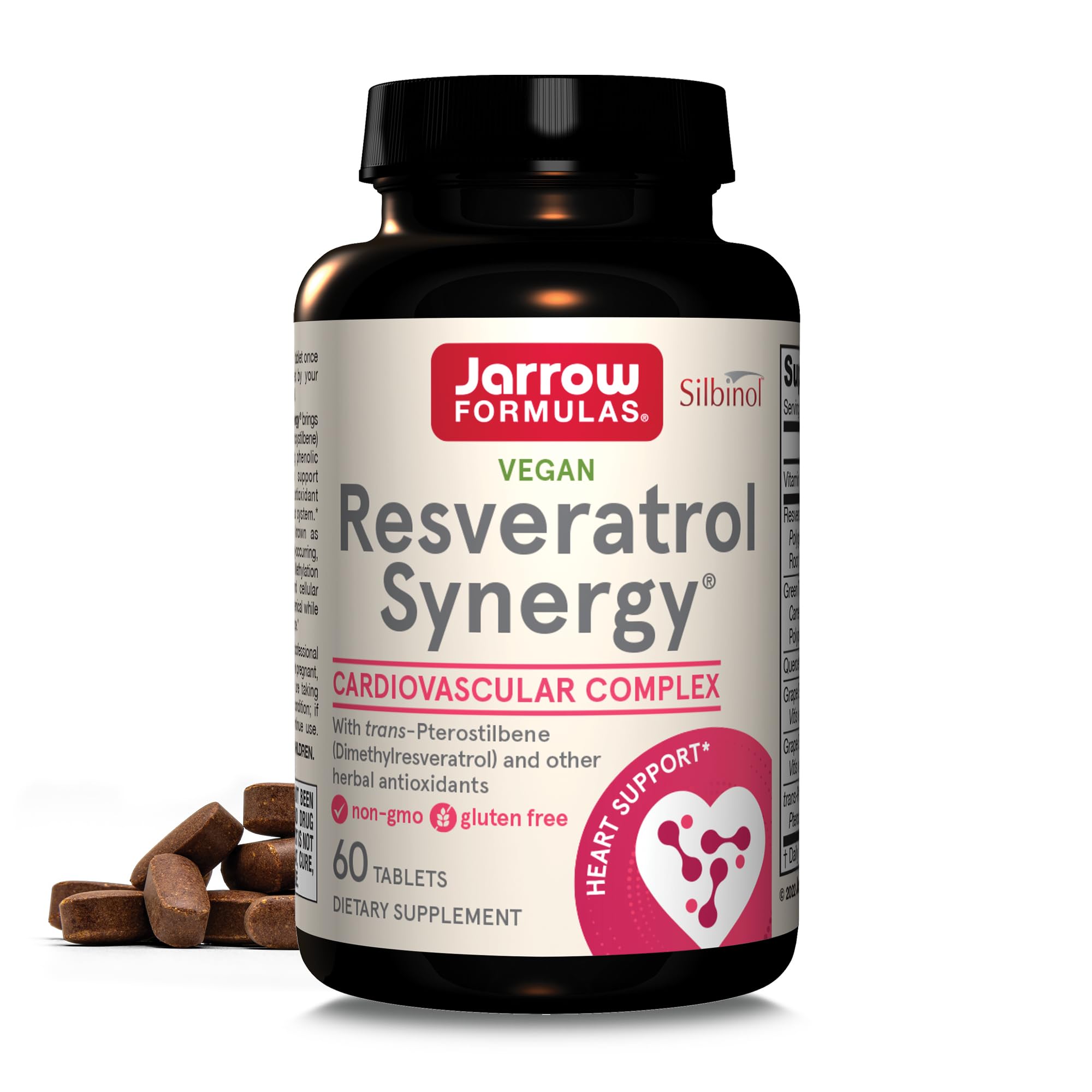 Jarrow Formulasresveratrol Synergy 200 Mg Dietary Supplement Heart ...