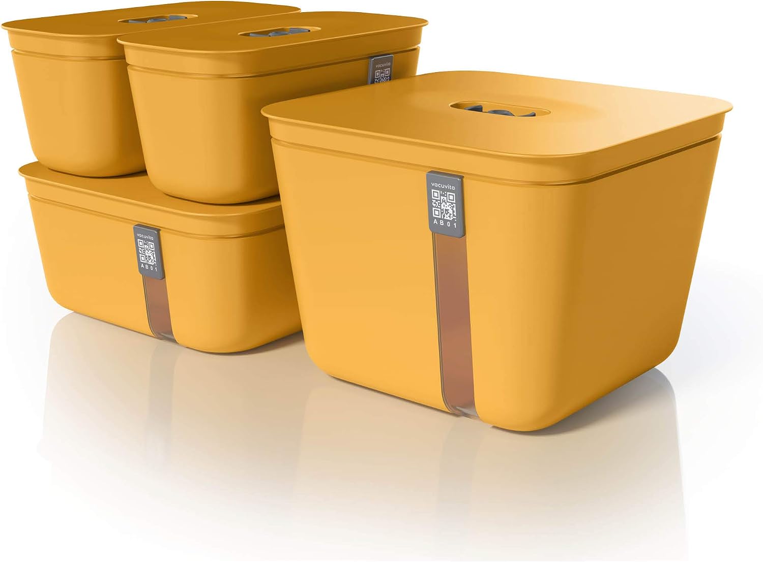 Vacuvita® Premium Vacuum Containers Complete Set - Orange : Amazon.co ...