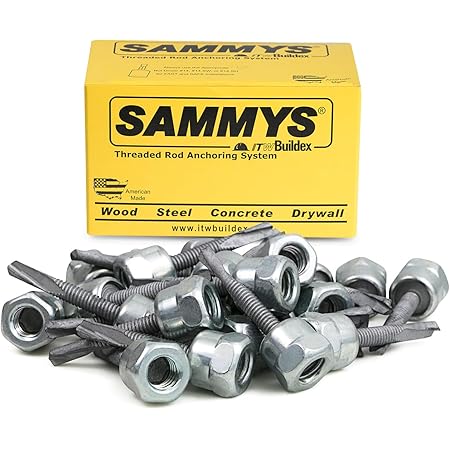 Amazon.com: Sammys 8045957-25 Vertical Anchor Super Screw with 3/8 in ...