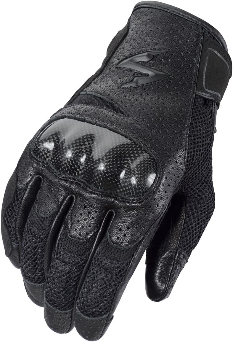 ScorpionEXO Vortex Air Motorcycle Riding Gloves Carbon Fiber Knuckles ...