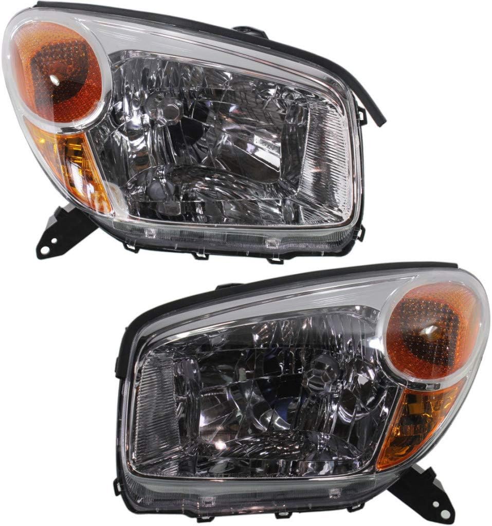 Amazon.com: For 2004 2005 Toyota RAV4 Pair Headlights Driver and ...