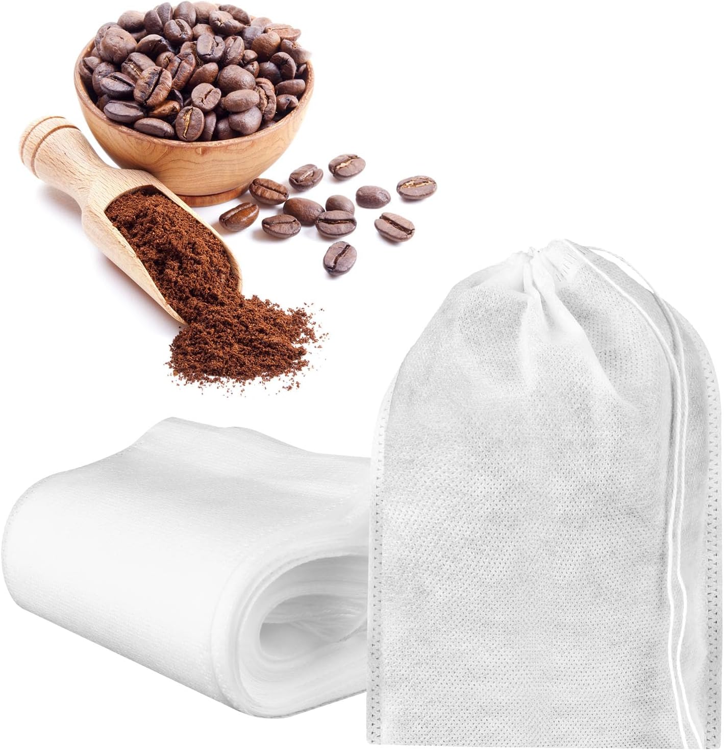 Amazon.com: HOMYHEE No Mess Cold Brew Coffee Filters - 120 Count ...