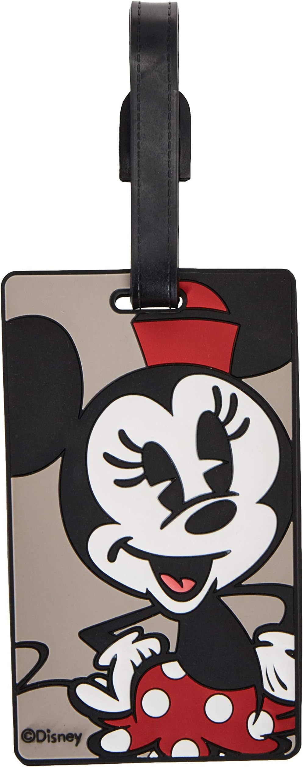 Amazon.com: Disney Mickey Mouse and Minnie Mouse Luggage Tags PVC 4 ...