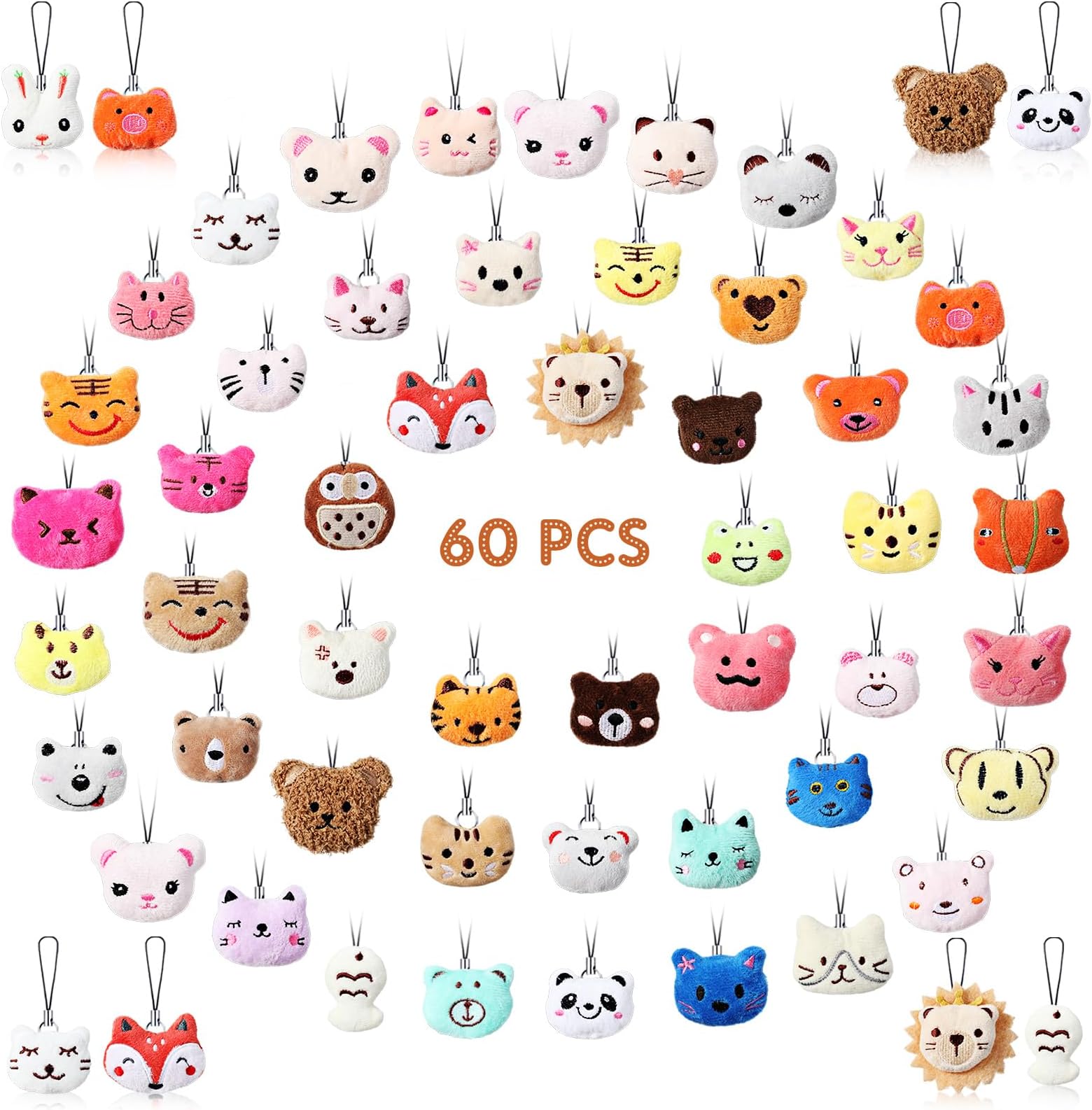 Amazon.com: OMyFav 24 PCs Kids Keychains - Keychain Cute for Birthday ...