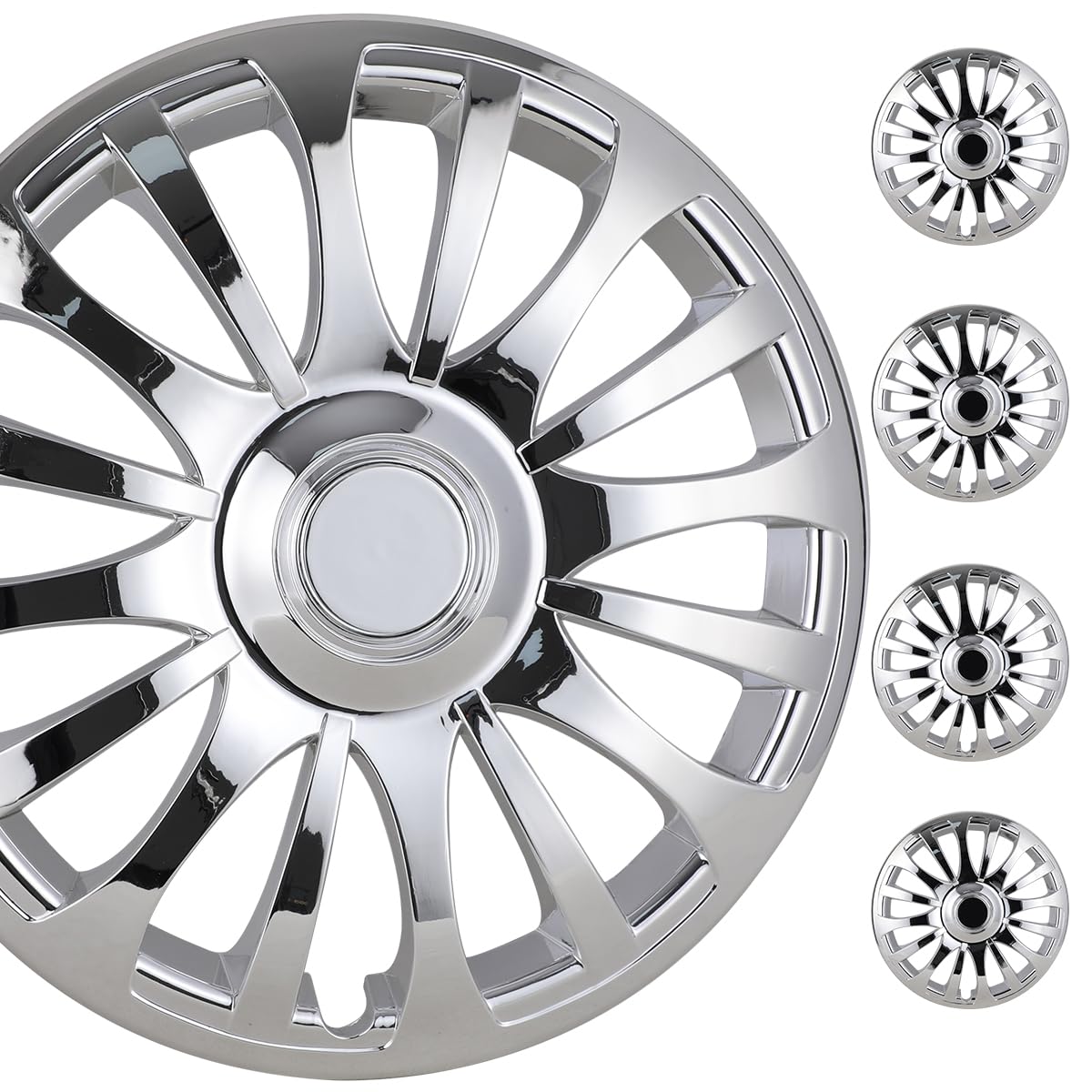 Amazon.com: WolfX 15 Inch Hubcaps Set of 4 Wheel Rim Cover (Only Fit ...