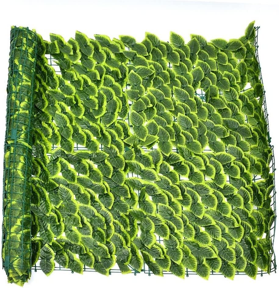 REOVE Artificial Ivy Privacy Fence Screen, Artificial Hedge Fence Green ...