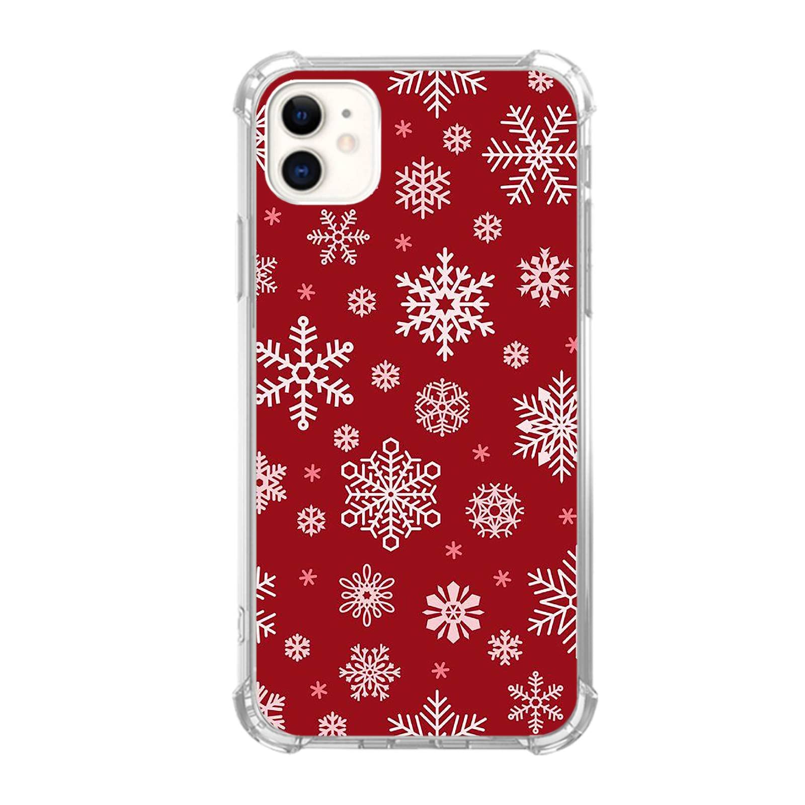 Amazon.com: KatocZarl Christmas Snowflakes Pattern Phone Case ...