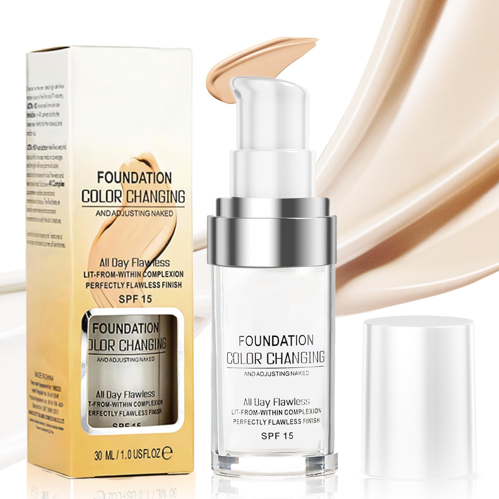 Allony Colour Changing Mature Skin Foundation, Skin Temperature ...