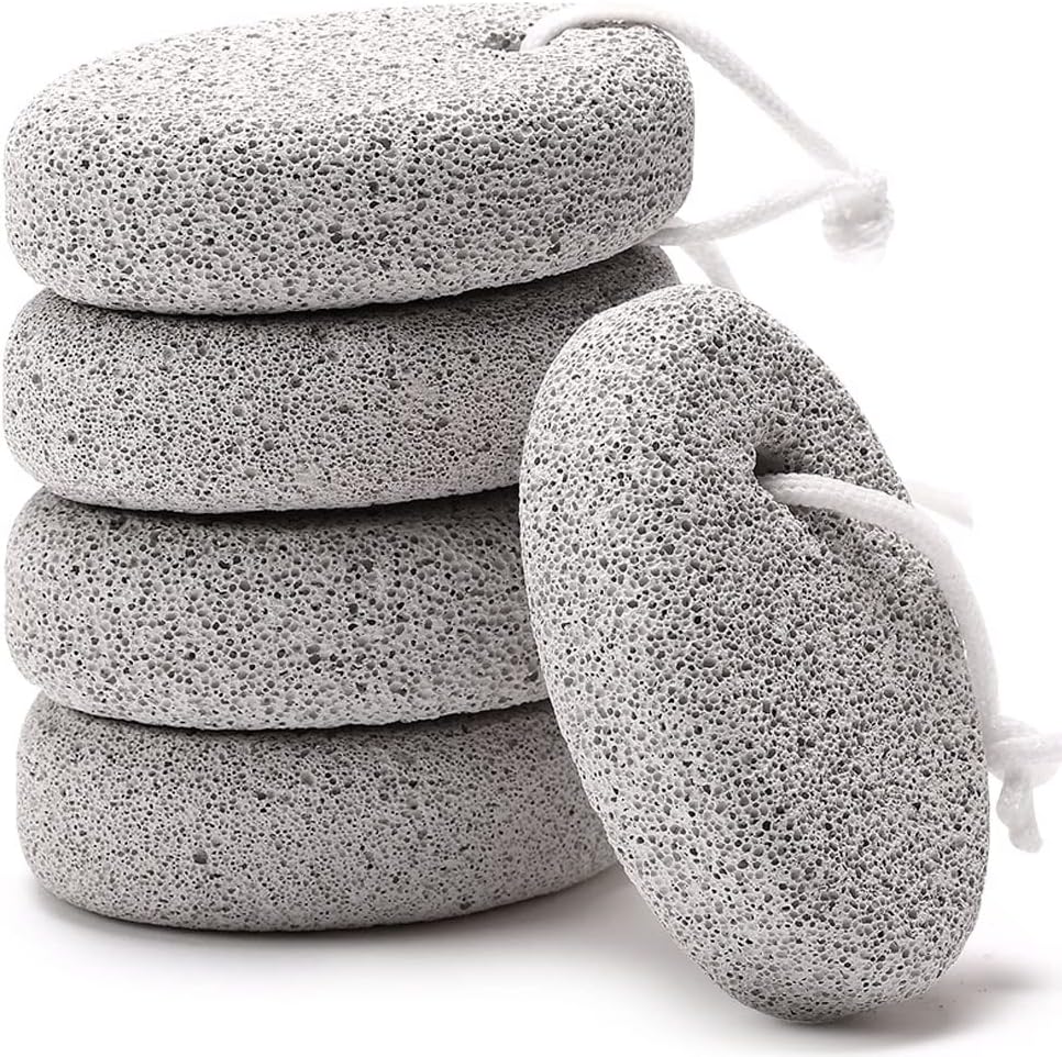 Amazon.com: Natural Foot Pumice Stone for Feet, Borogo 5-Pack Lava ...