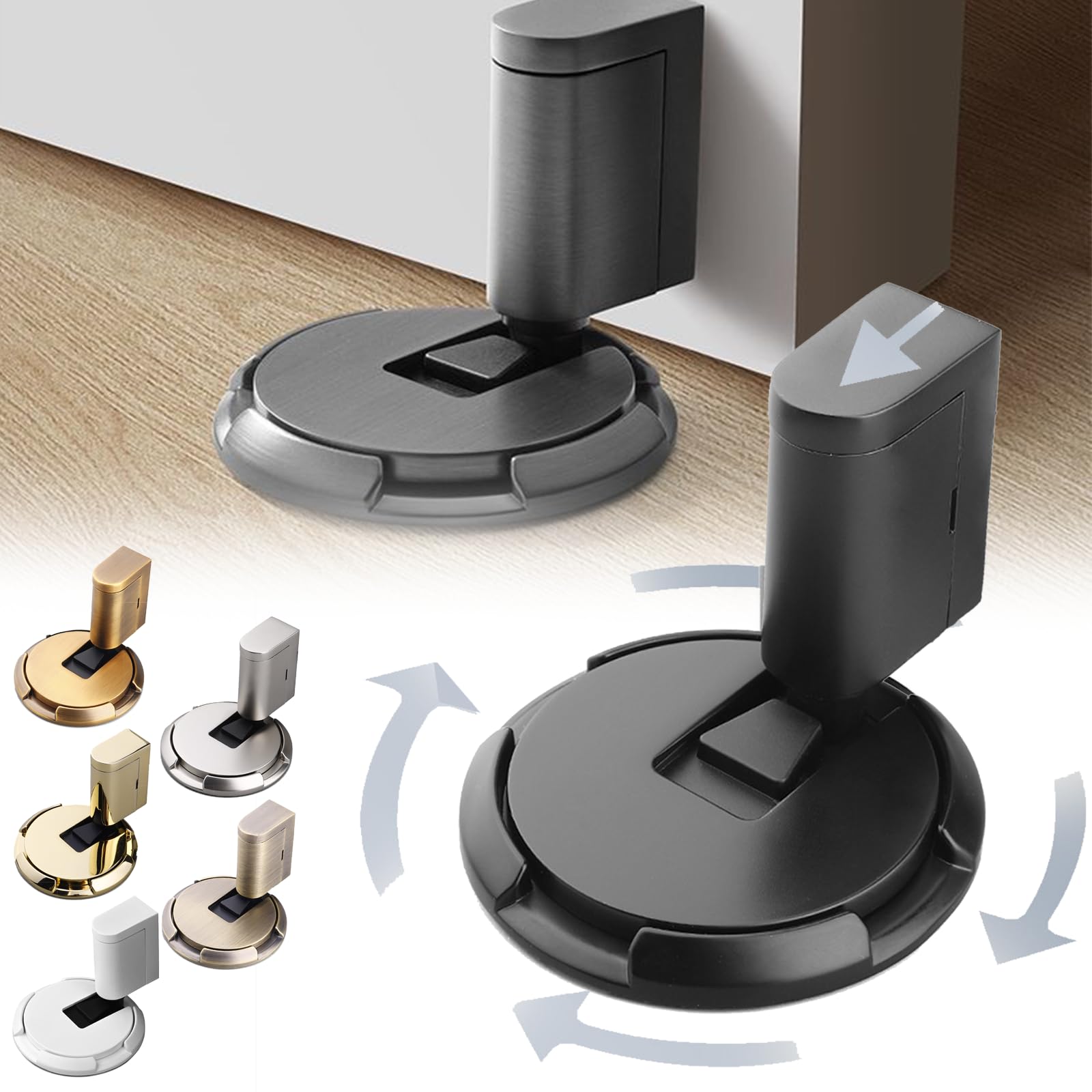 Amazon.com: Magnetic Door Stopper, Mechanical Floor Door Stopper, 2024 ...