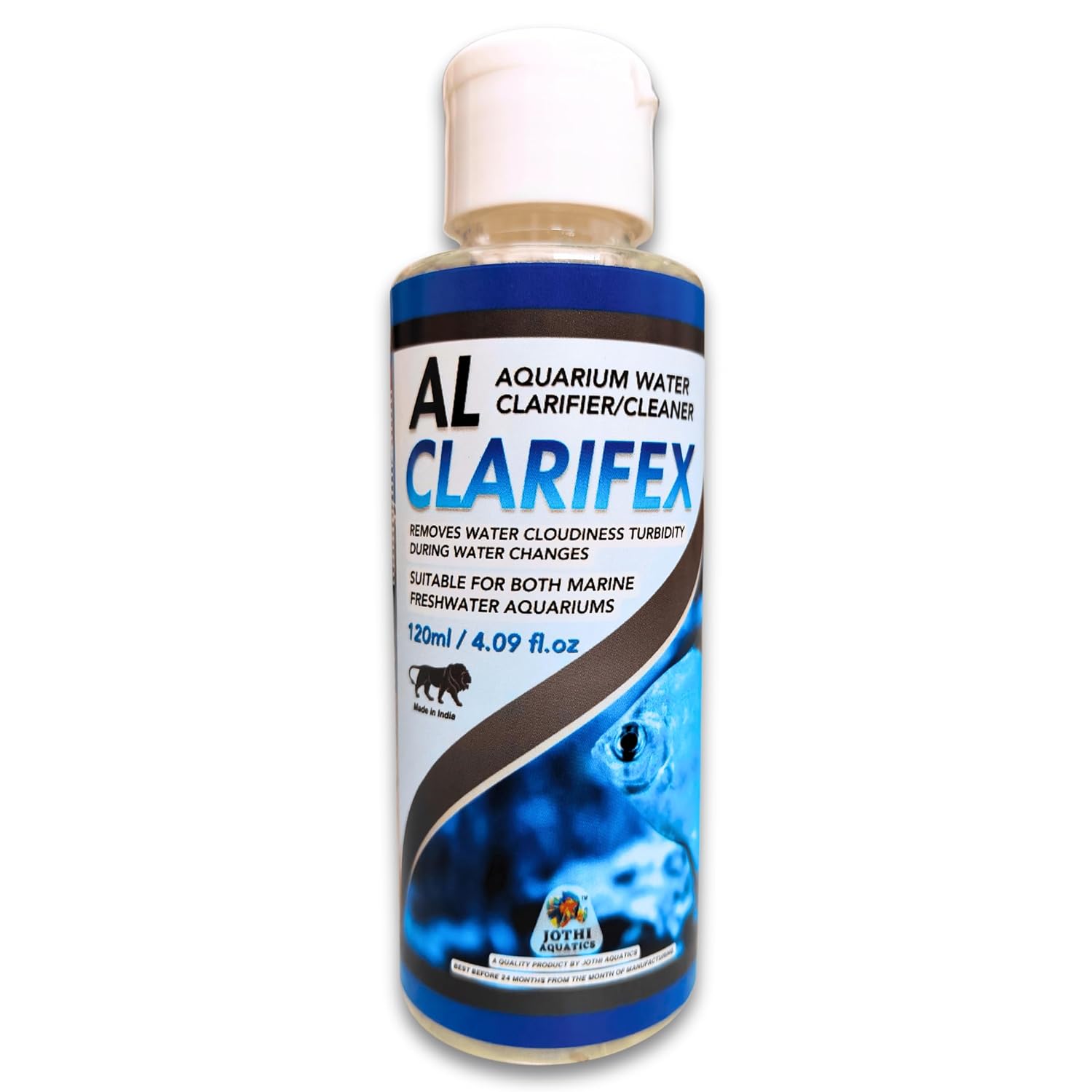 Jothi Aquatics AL Clarifex 120ml | Instant Aquarium Water Clarifier ...