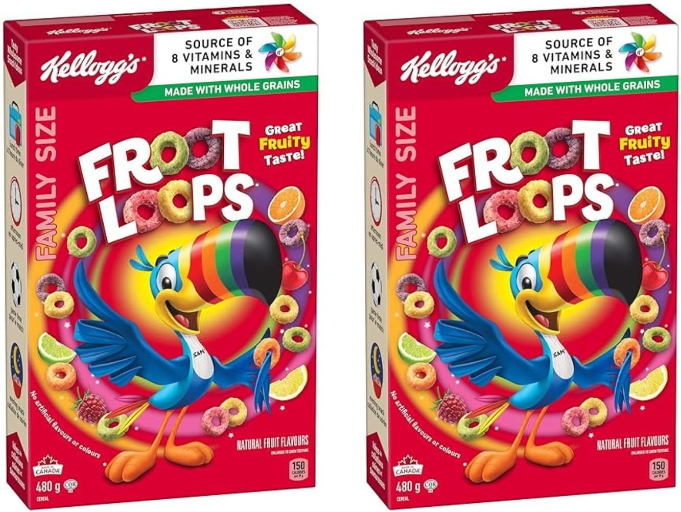 Amazon.com: Kellogg’s Froot Loops, 1.1 kg/ 38.8 Oz Jumbo Size {Imported ...