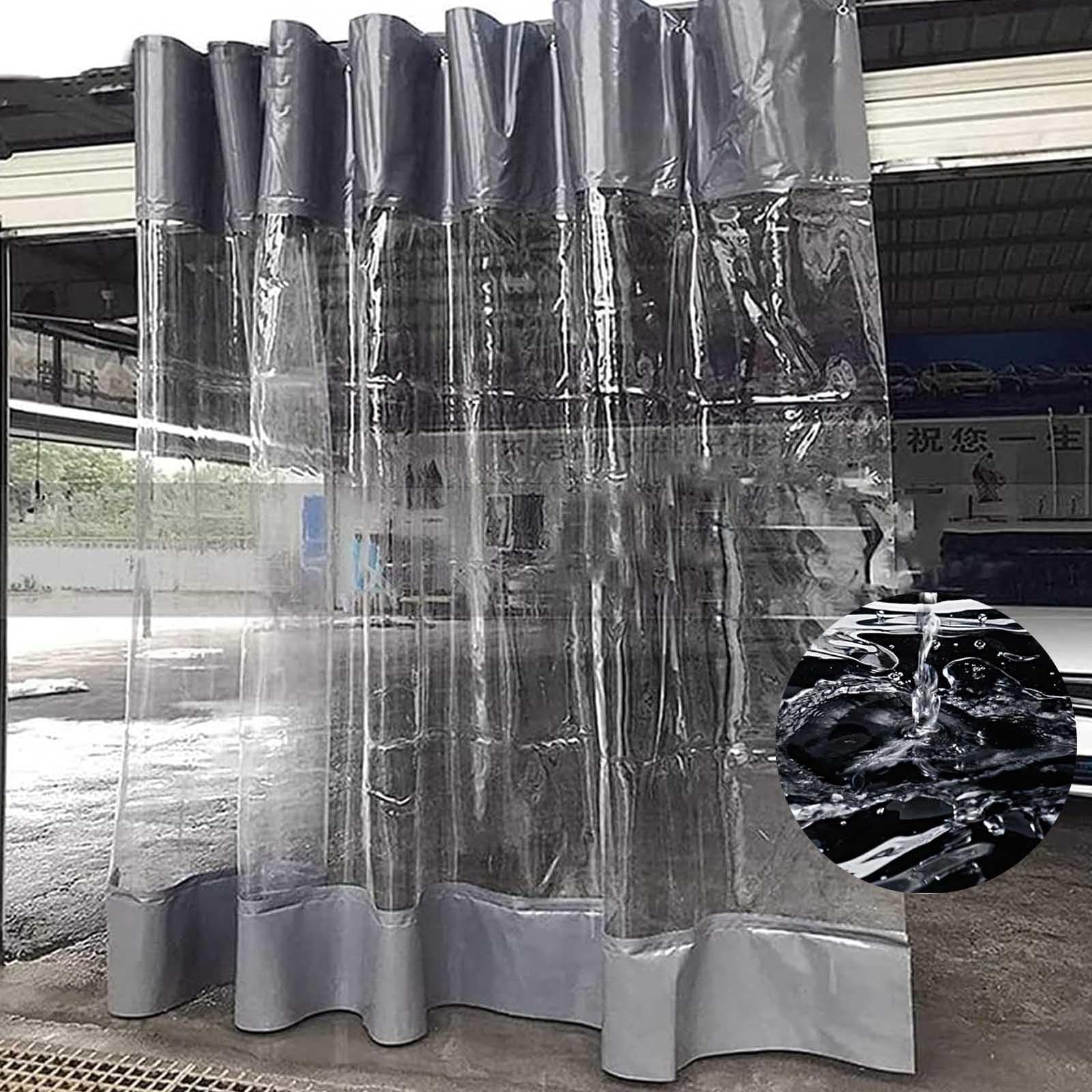 Outdoor Plastic Weather Panels Clear Vinyl Curtains Amazon.com: