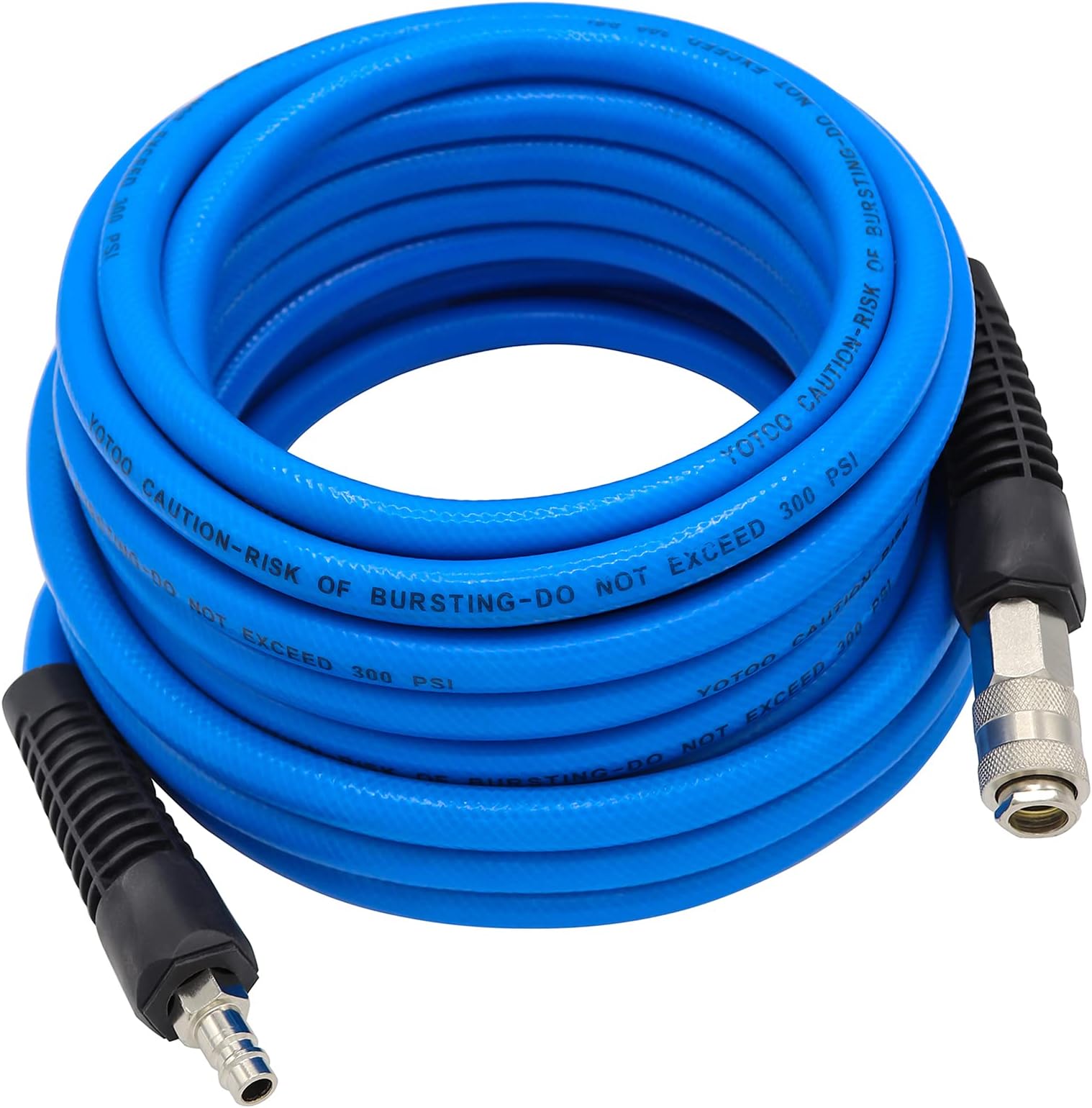 Air Line Hose Compressor 15m 50ft 1/4'' BSP 8mm Bore Hivis Heavy Duty ...