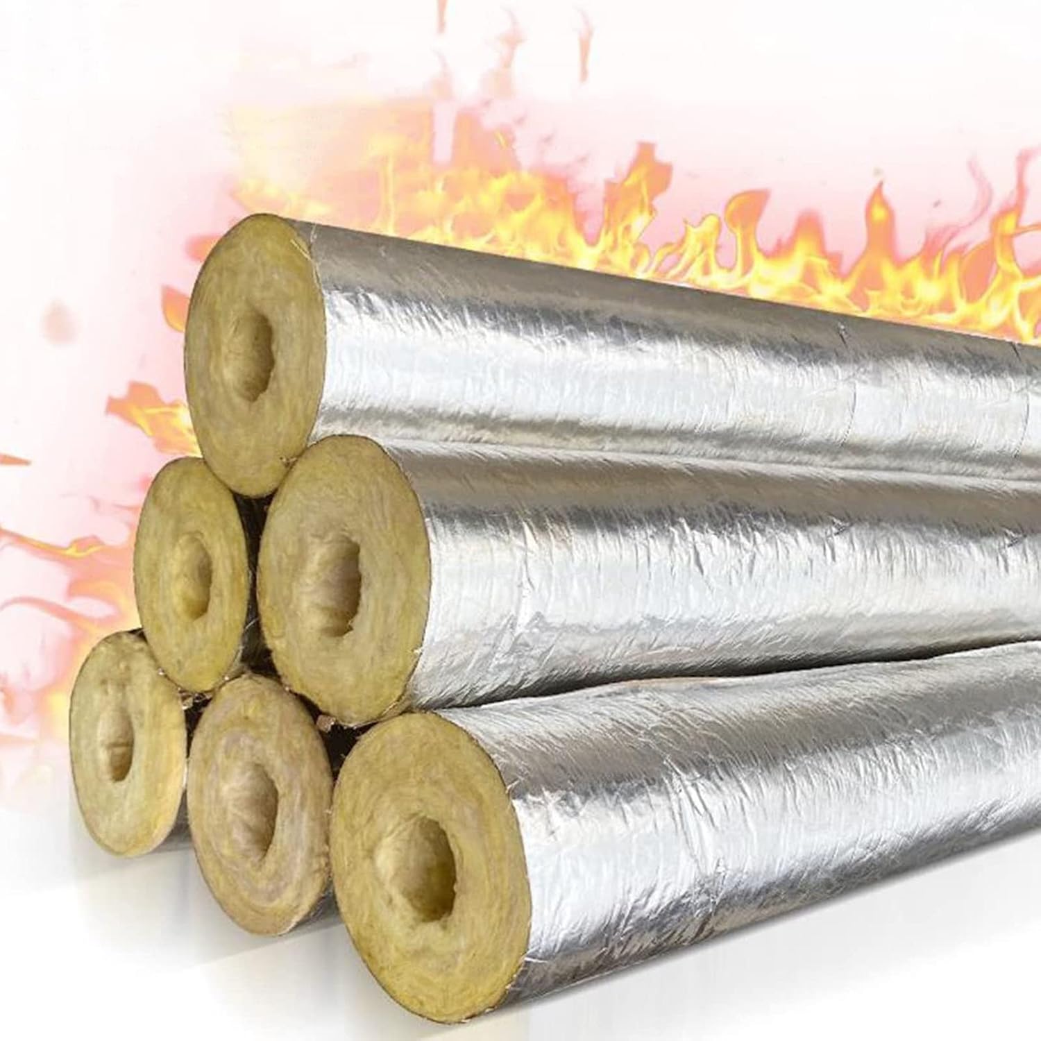 Glaswol Buisisolatie 50 Mm Dik, Isolatie Schuim Buis, Vlamvertragend ...