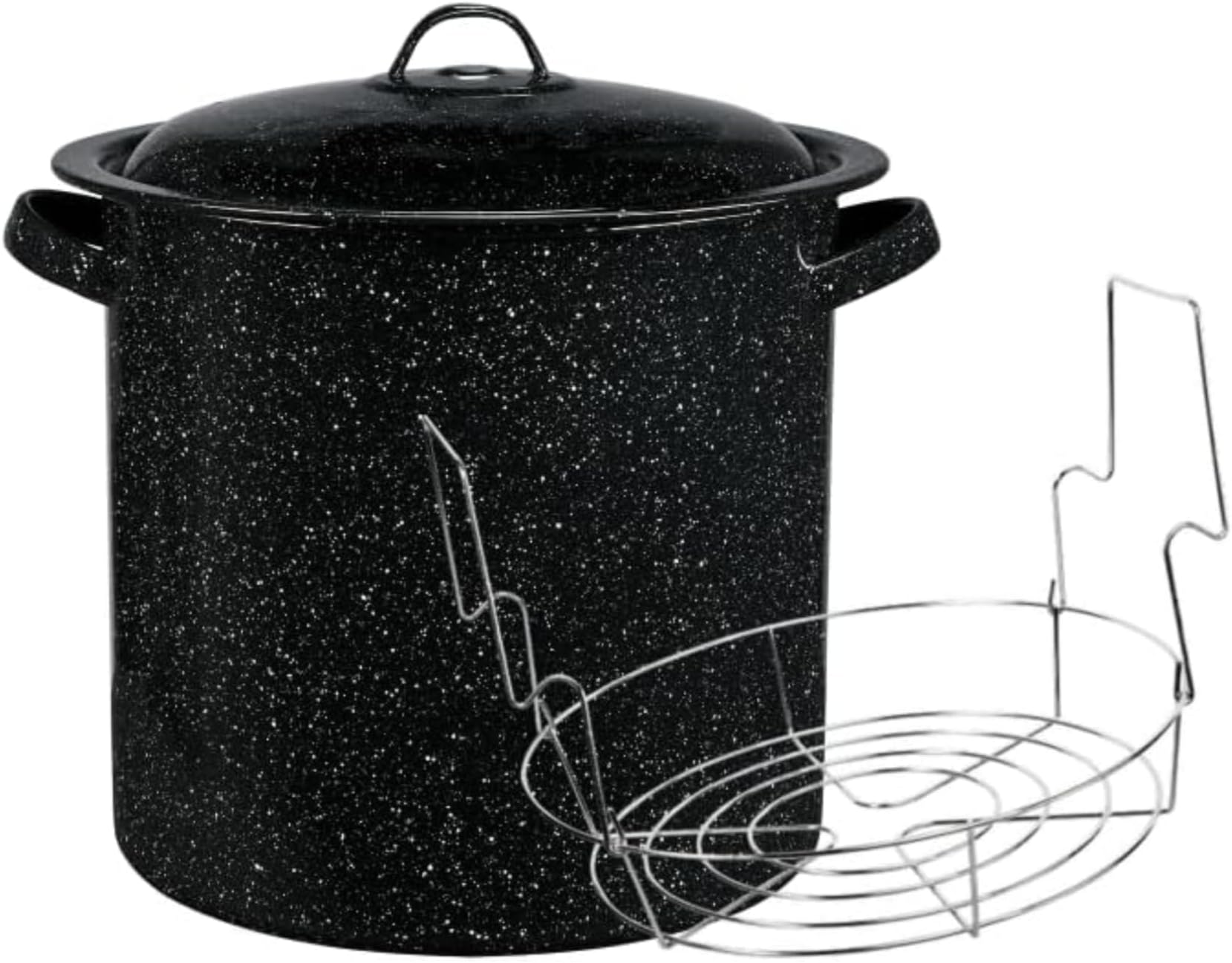 Amazon.com: Granite Ware Water Bath Canner with Collapsible Jar Rack, 8 ...