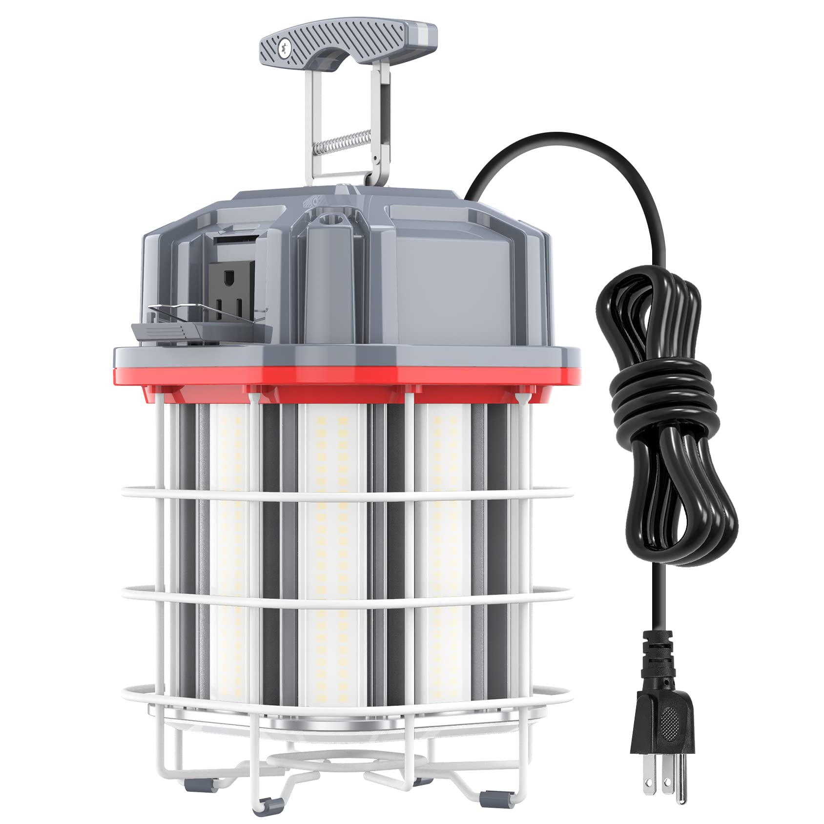 60W LED Temporary Work Light 8700LM 360° Lighting ETL Listed 10' Cable ...
