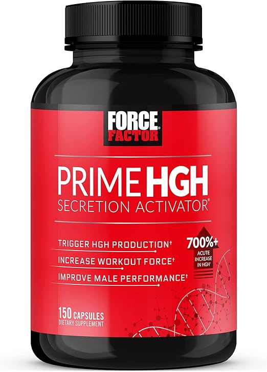 Force Factor Prime HGH Secretion Activator Supplement for Men with L ...