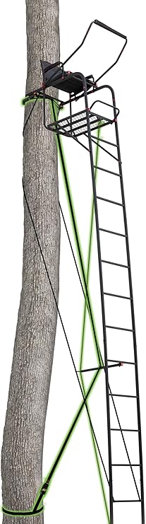Amazon.com : OL'MAN 22’ Big Daddy Jaw & Truss Hunting Ladder Tree Stand ...