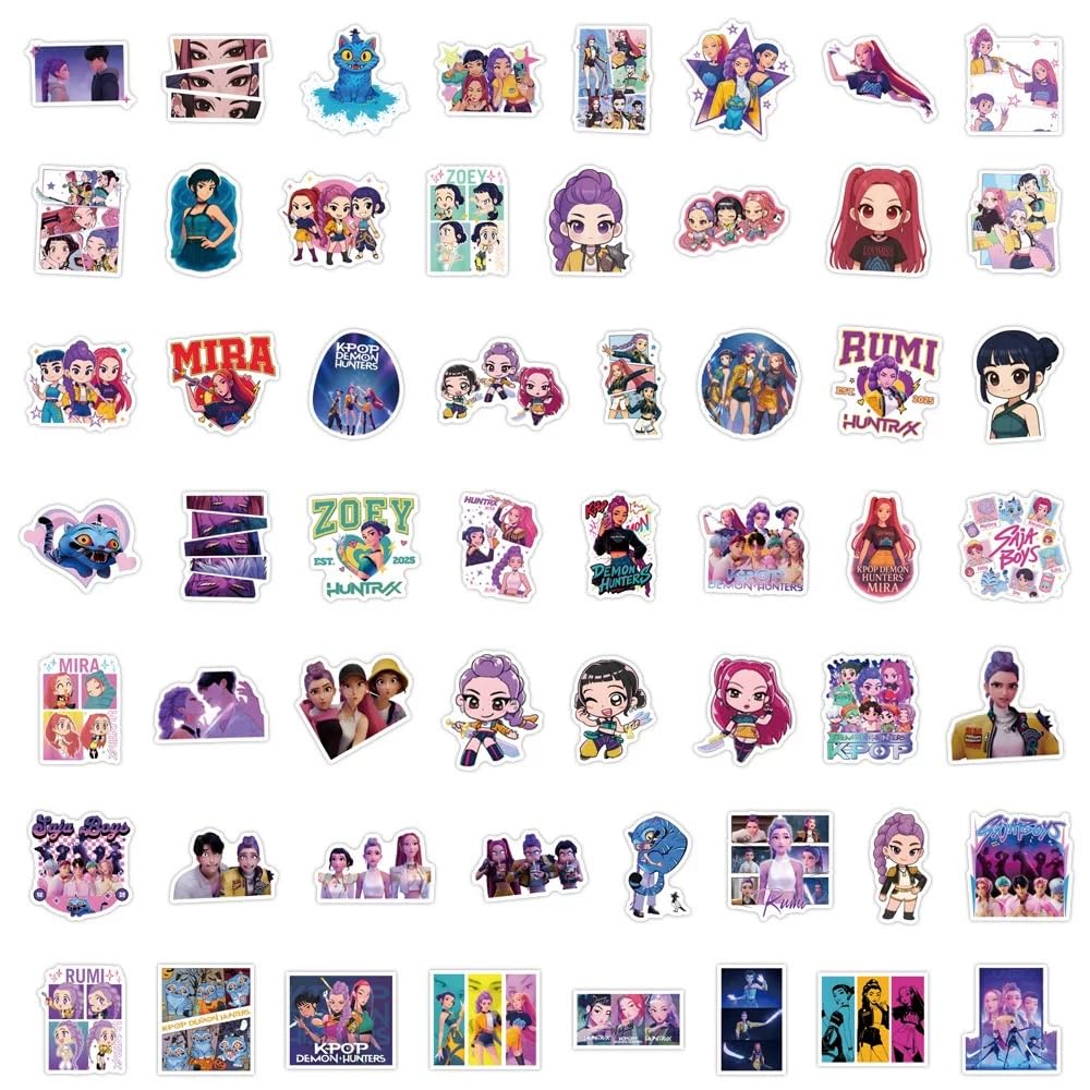 110pcs Kpop Stickers Kpop Stickers Merch Rumi Mira Zoey Stickers Saja ...