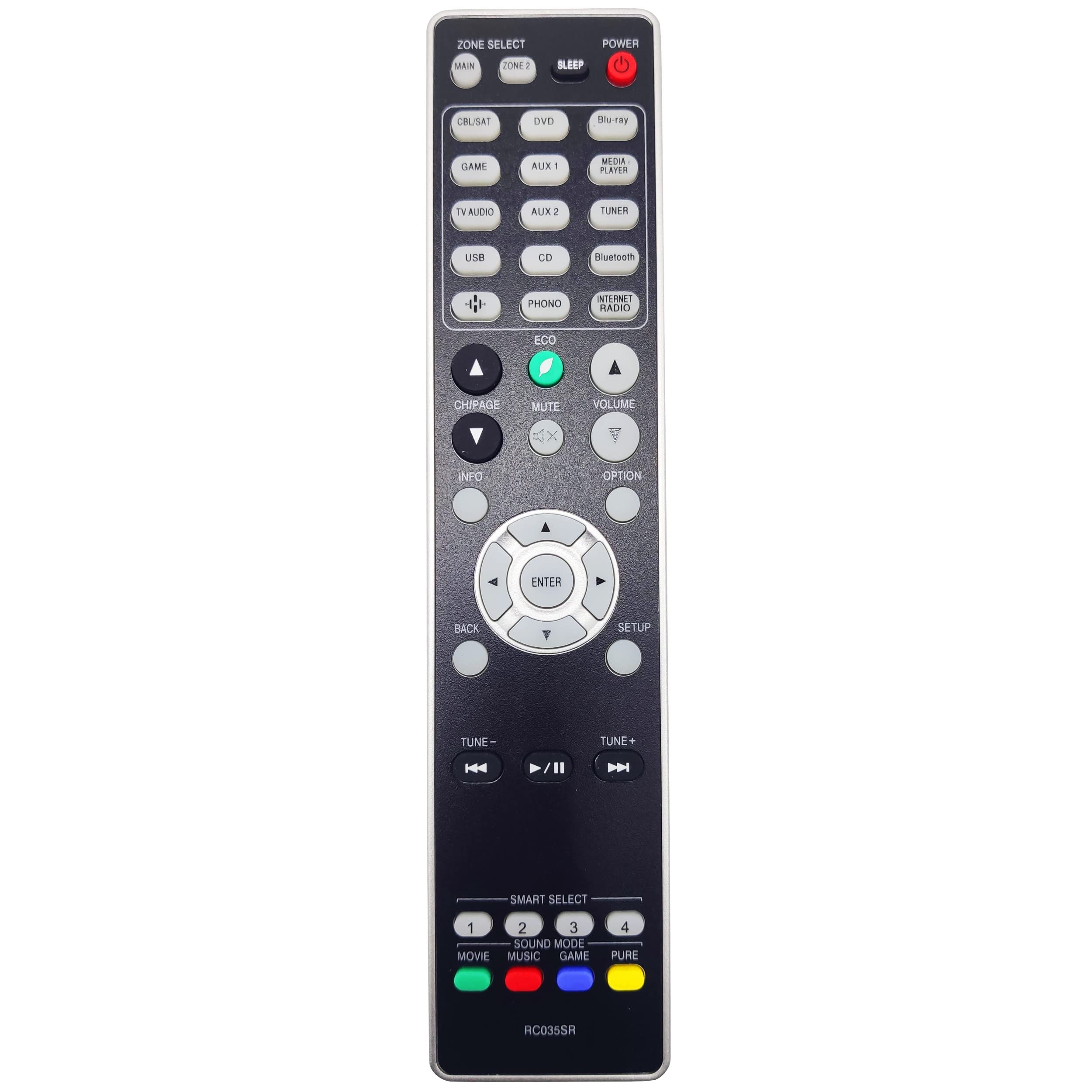 Amazon.com: INTECHING AV Receiver Remote Control for Marantz NR1509 ...