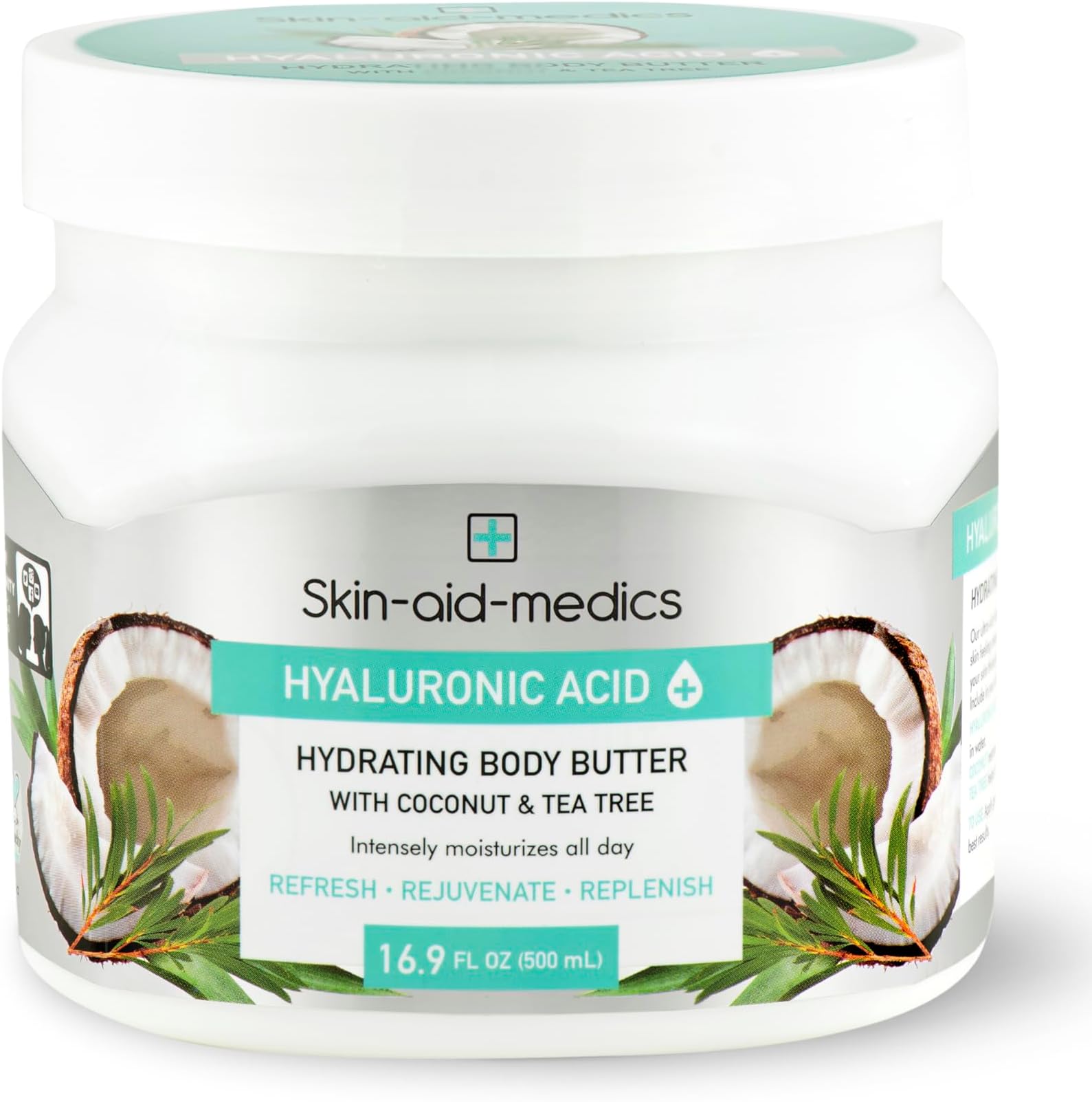 Amazon.com : Skin-aid-medics Hyaluronic Acid Hydrating Body Butter ...