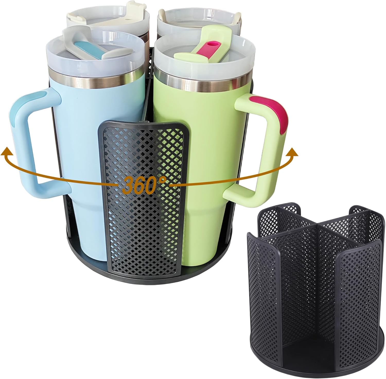 Amazon.com: Water Bottle Organizer for Stanley 40 oz Tumbler,Rotatable ...