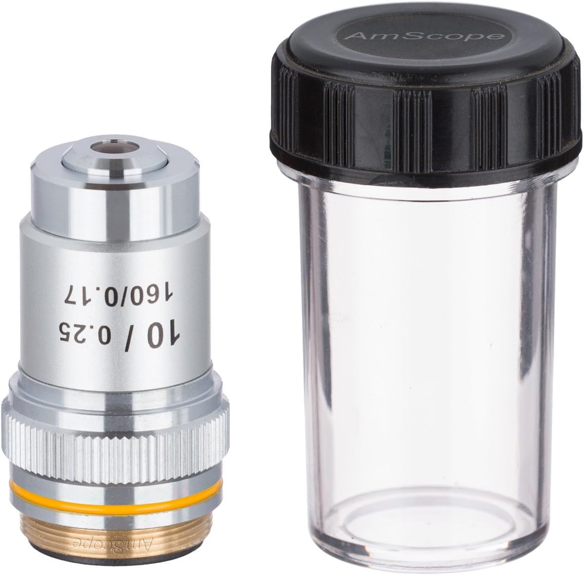 AmScope A10X 10X Achromatic Microscope Objective: Amazon.co.uk ...