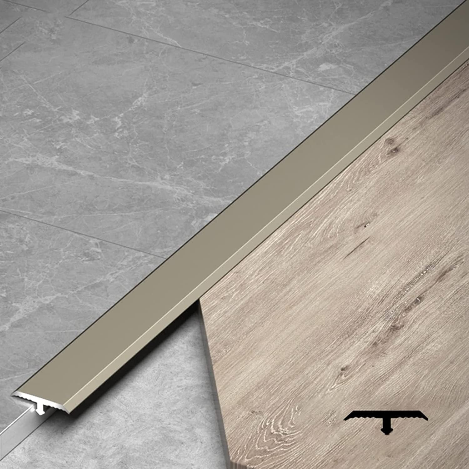 Amazon.com: Floor Transition Strip for Gap, T-Molding Transition Strip ...