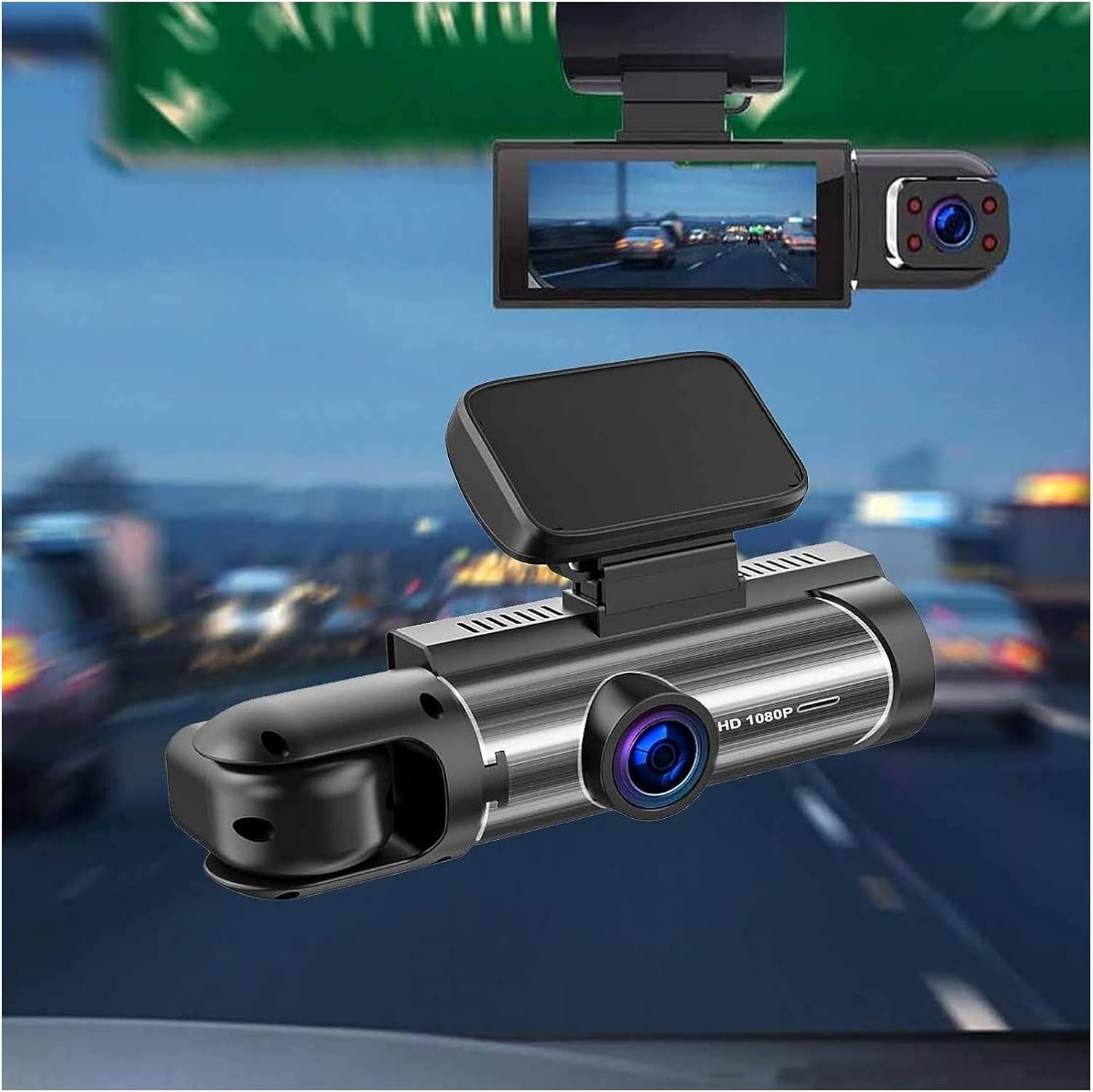 Amazon.com: car camera 3-Lens Dash Camera for Cars,1080P Dual Dash Cam ...