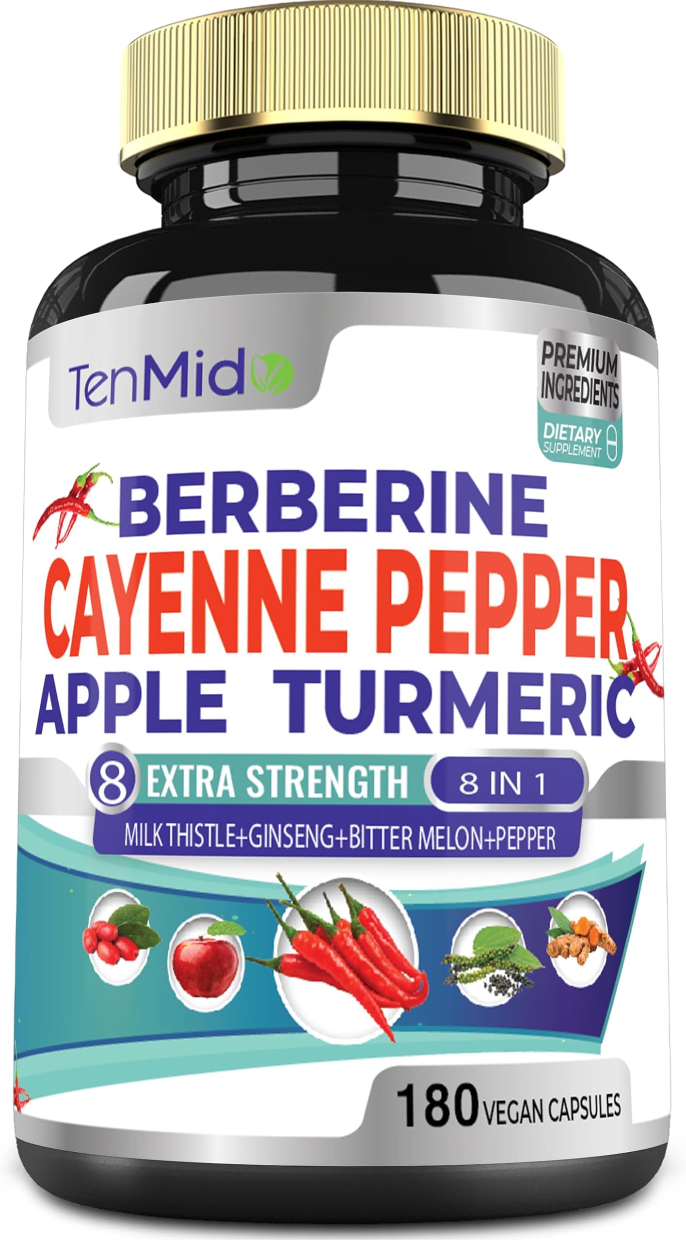 Amazon.com: Cayenne Pepper Supplements Extract Capsules, 180 Capsules ...